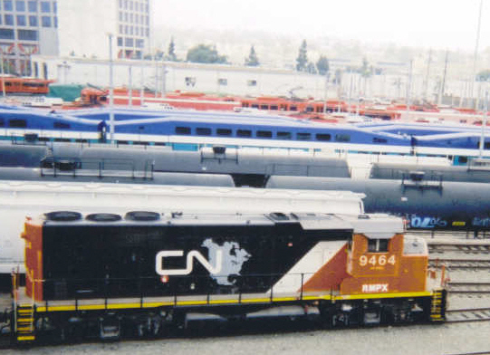 Old CN EMD in San Diego